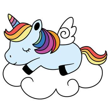 قیمت و خرید استیکر پارچه و لباس مدل dtf طرح یونیکورن کد H20.781 مجموعه 3 عددی