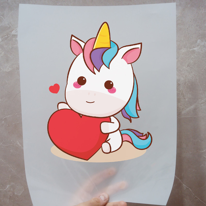 مشخصات، قیمت و خرید استیکر پارچه و لباس مدل dtf طرح یونیکورن کد H15.564 مجموعه 4 عددی | دیجی‌کالا