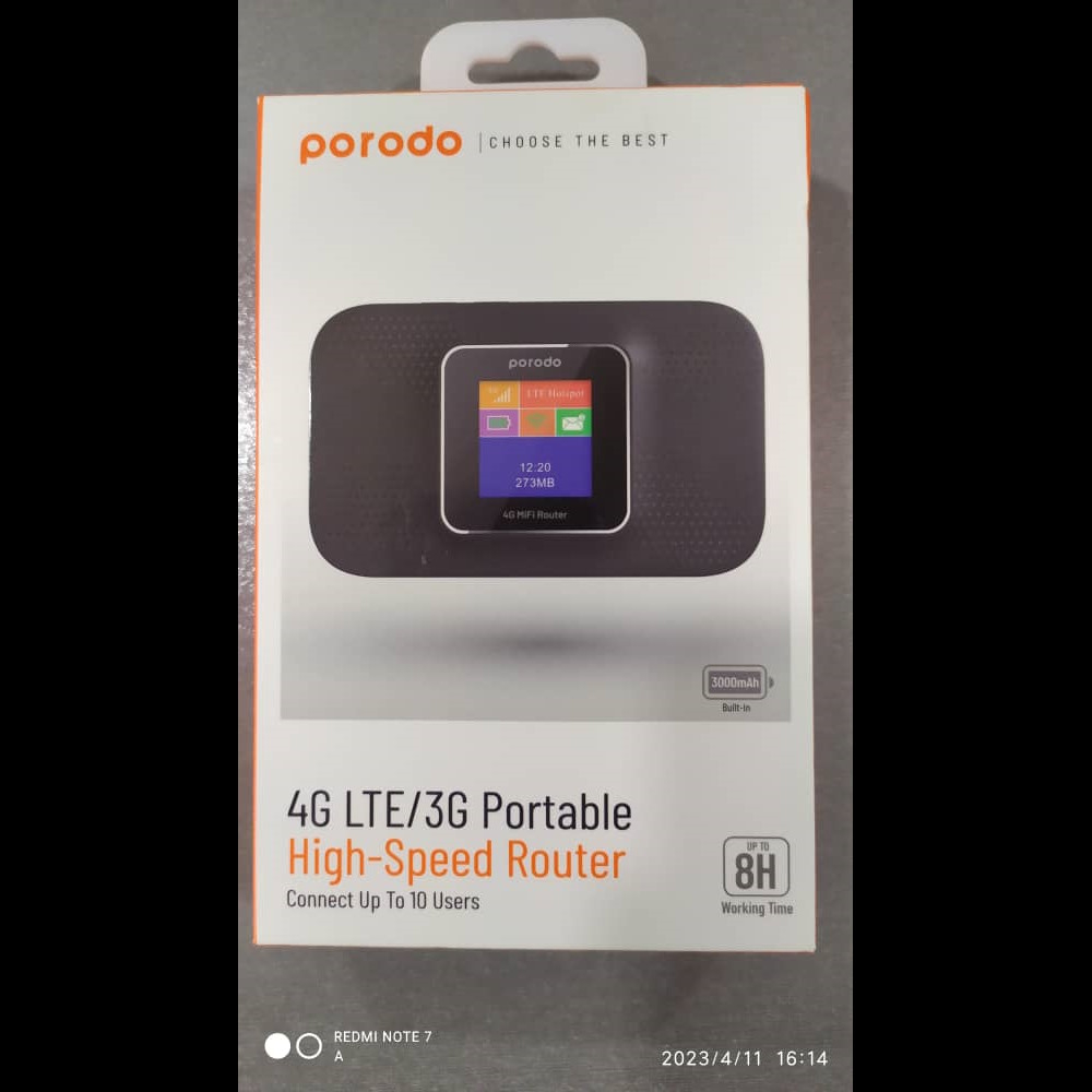 ⭐️ خرید اینترنتی مودم 4G LTE قابل حمل پرودو مدل PD-PRT4GGR (1403) - فروشگاه دیگسون ⭐️
