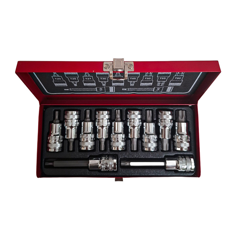 قیمت و خرید آچار بکس توسن مدل T1253-11T مجموعه 11 عددی