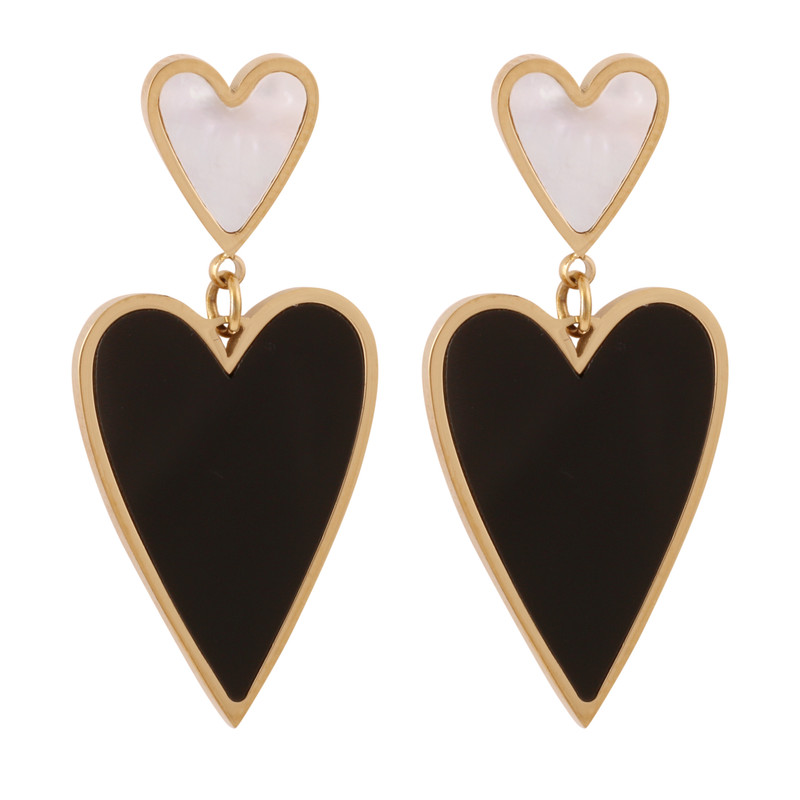 قیمت و خرید گوشواره زنانه مدل قلب کد E3409