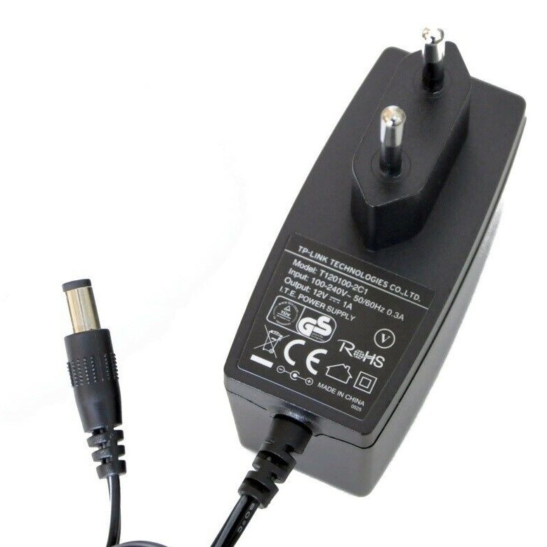 قیمت و خرید آداپتور 12 ولت 1 آمپر تی پی لینک مدل T120100-2C1