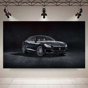 قیمت و خرید تابلو بوم طرح ماشین مدل مازراتی Quattroporte GTS کد AR7540