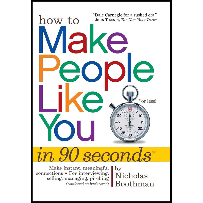قیمت و خرید کتاب How to Make People Like You in 90 Seconds or Less اثر ...