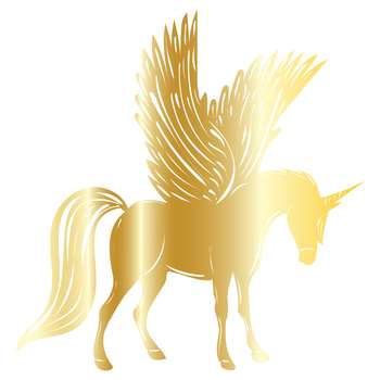 قیمت و خرید استیکر پارچه و لباس مدل dtf طرح یونیکورن کد H15.1120 مجموعه 4 عددی