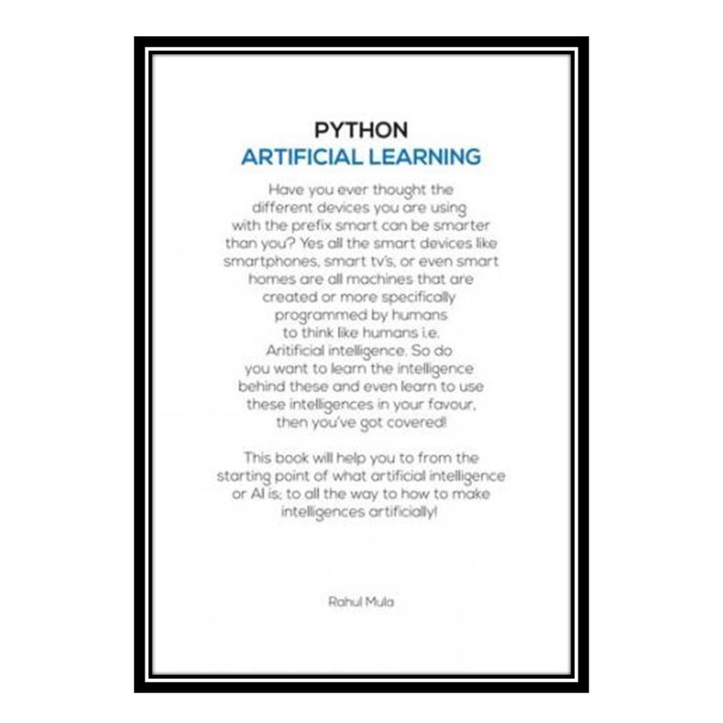 قیمت و خرید کتاب Artificial Intelligence Using Python: Learn to Create Intelligences Like Voice ...