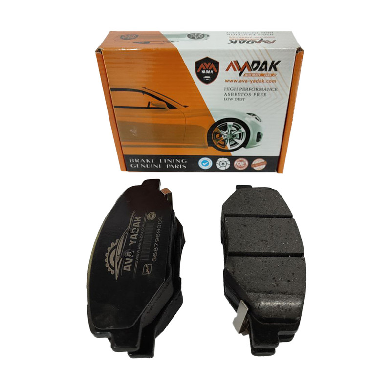 قیمت و خرید لنت ترمز جلو دیسکی آوا یدک کد 110006 مناسب برای سمند ملی EF7