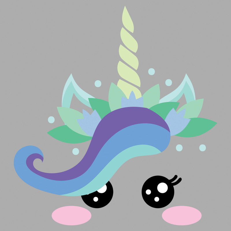 قیمت و خرید استیکر پارچه و لباس مدل dtf طرح یونیکورن کد H20.117 مجموعه 3 عددی