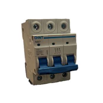 قیمت و خرید کلید مینیاتوری سه پل 16 آمپر چانت مدل NB7-3P C 16A 6 KA