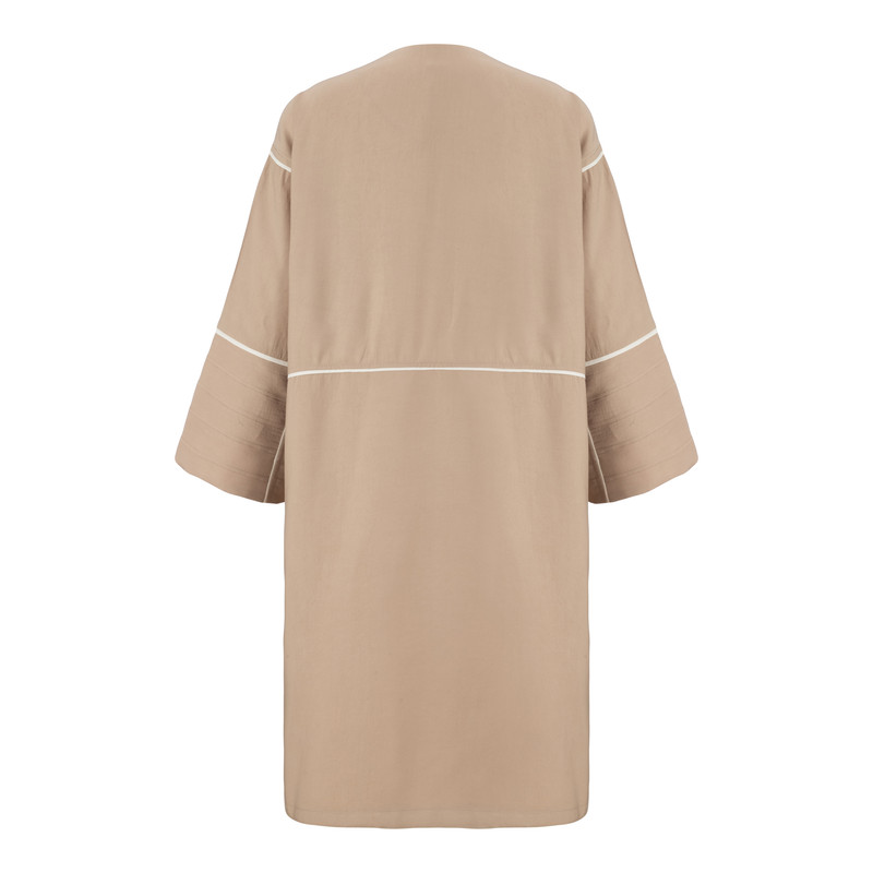 قیمت و خرید مانتو زنانه سرژه مدل 216574 رنگ کرم