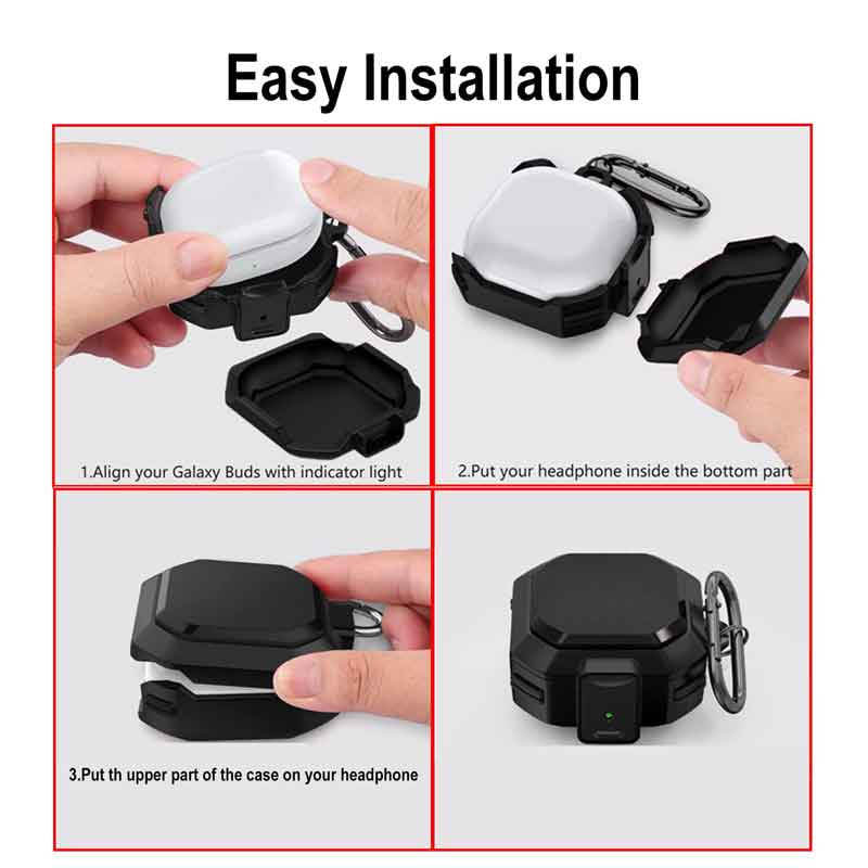 قیمت و خرید کاور مسیر مدل Eggshell-2 مناسب برای کیس سامسونگ galaxy Buds live / Buds pro / Buds 2 ...