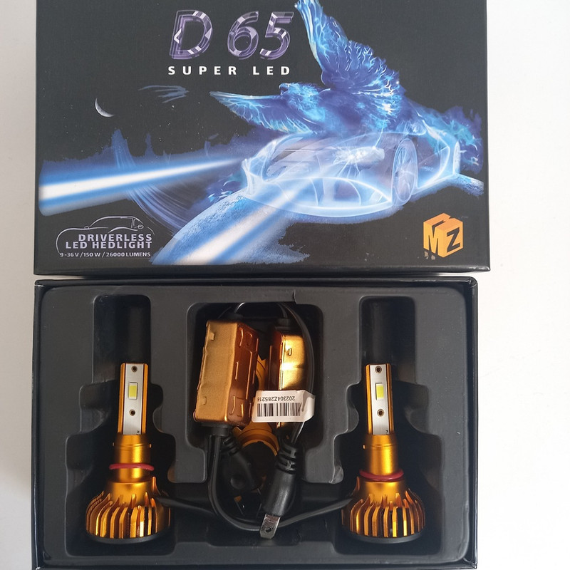 قیمت و خرید هدلایت ام زد ام مدل d65-h7 بسته 2 عددی