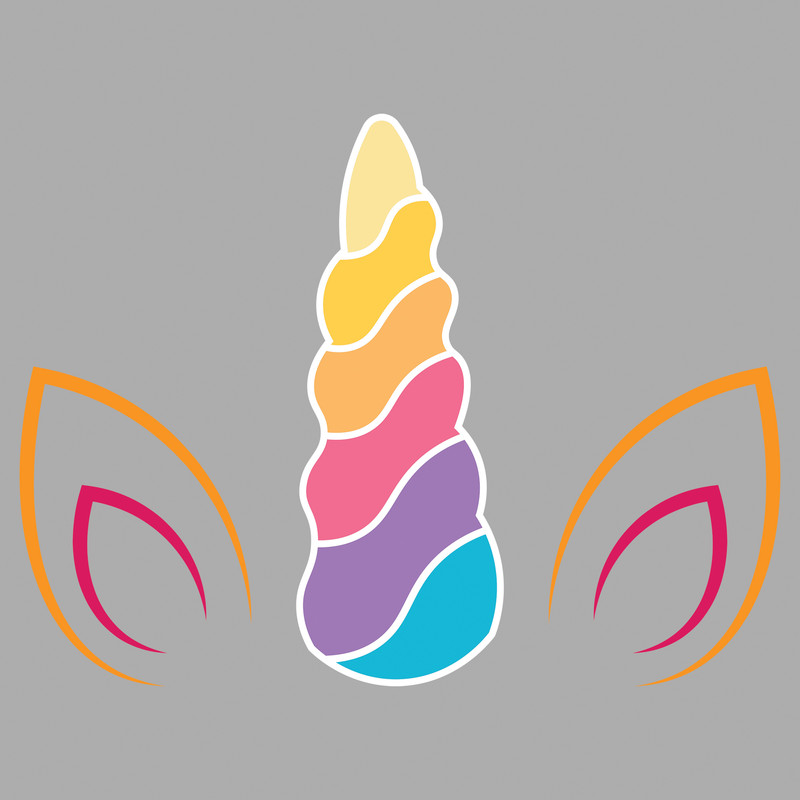 قیمت و خرید استیکر پارچه و لباس مدل dtf طرح یونیکورن کد H20.113 مجموعه 3 عددی