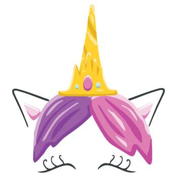 قیمت و خرید استیکر پارچه و لباس مدل dtf طرح یونیکورن کد H20.27 مجموعه 3 عددی