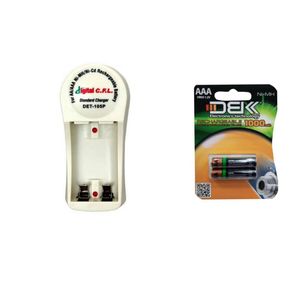 مشخصات، قیمت و خرید شارژر باتری دیجیتال سی.اف.ال مدل DET-105P به همراه بسته 2 عددی باتری قلمی ...