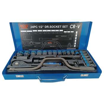 قیمت و خرید آچار بکس باس مدل CRV-BLACK مجموعه 24 عددی