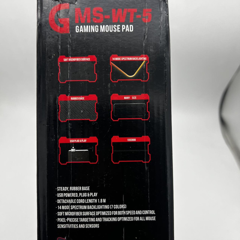 قیمت و خرید ماوس پد گیمینگ مدل RGB کد GMS_WT_5