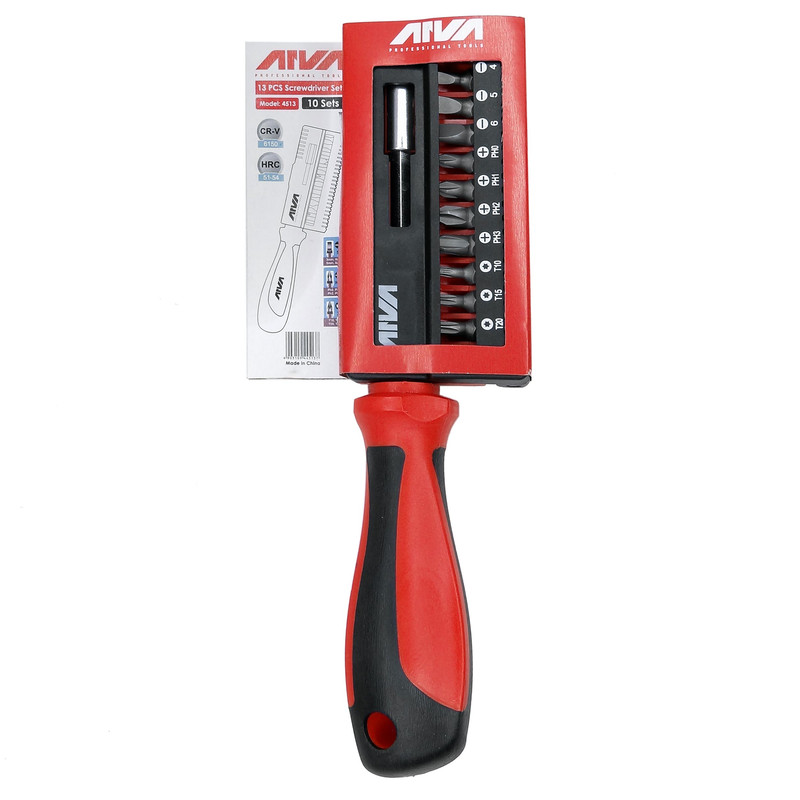قیمت و خرید دسته پیچ گوشتی آروا مدل ART-ARVA-13pc-SdS -مجموعه 13 عددی