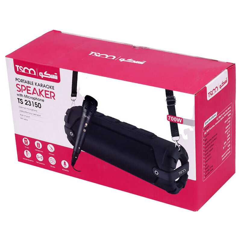 قیمت و خرید اسپیکر بلوتوثی قابل حمل تسکو مدل TS 23150