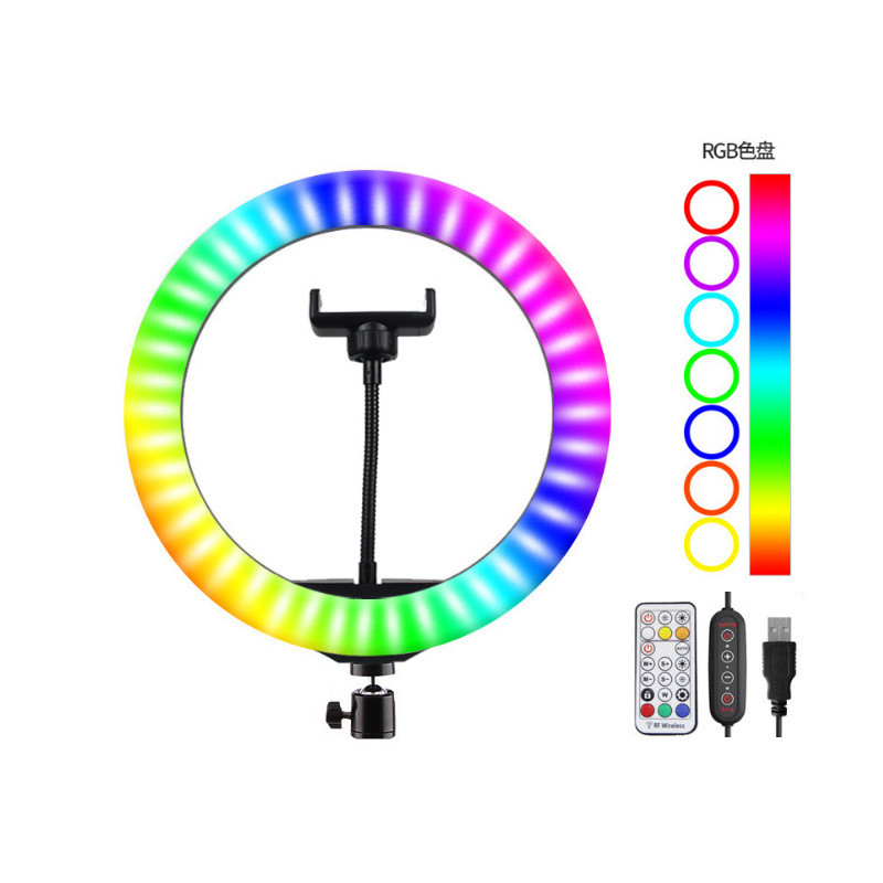 قیمت و خرید رینگ لایت مدل LJJ-30RGB