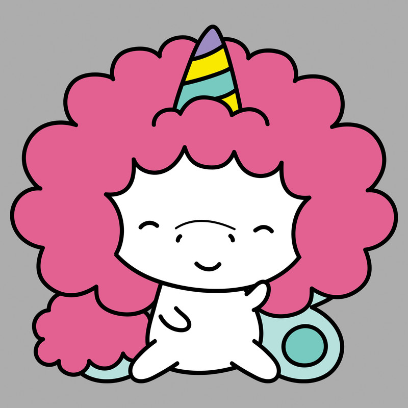 قیمت و خرید استیکر پارچه و لباس مدل dtf طرح یونیکورن کد H15.577 مجموعه 4 عددی