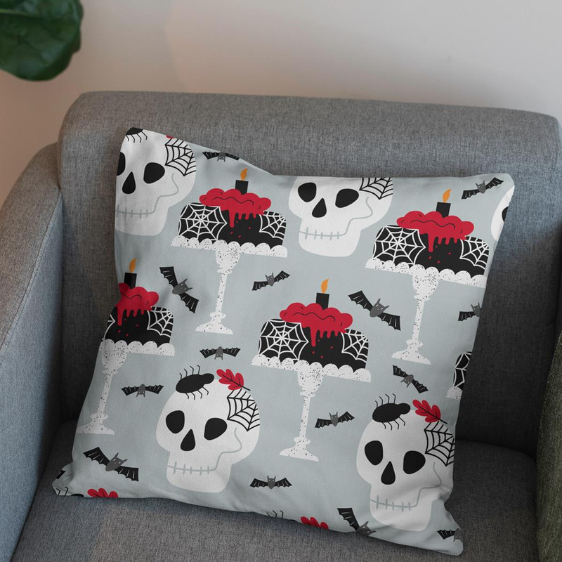 قیمت و خرید پارچه ملحفه پارچه باما مدل مخمل طرح اسکلت کد 5011782