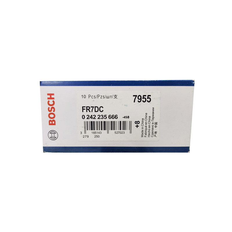 قیمت و خرید شمع خودرو بوش مدل تک پلاتین پایه کوتاه کد FR7DC (+8) CHINA بسته 4 عددی