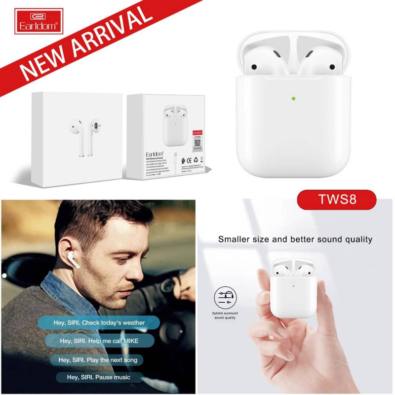 قیمت و خرید هندزفری بلوتوثی ارلدام مدل ET-TWS8