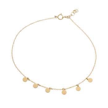 قیمت و خرید پابند طلا 18 عیار زنانه نیوانی مدل PA014