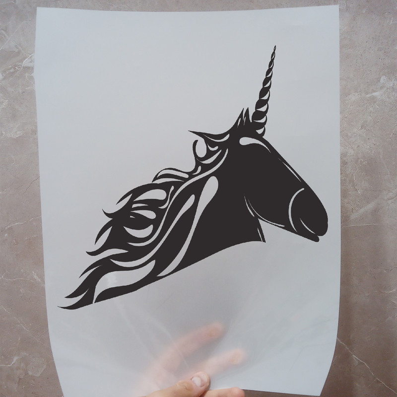 قیمت و خرید استیکر پارچه و لباس مدل dtf طرح یونیکورن کد H20.1226 مجموعه 3 عددی