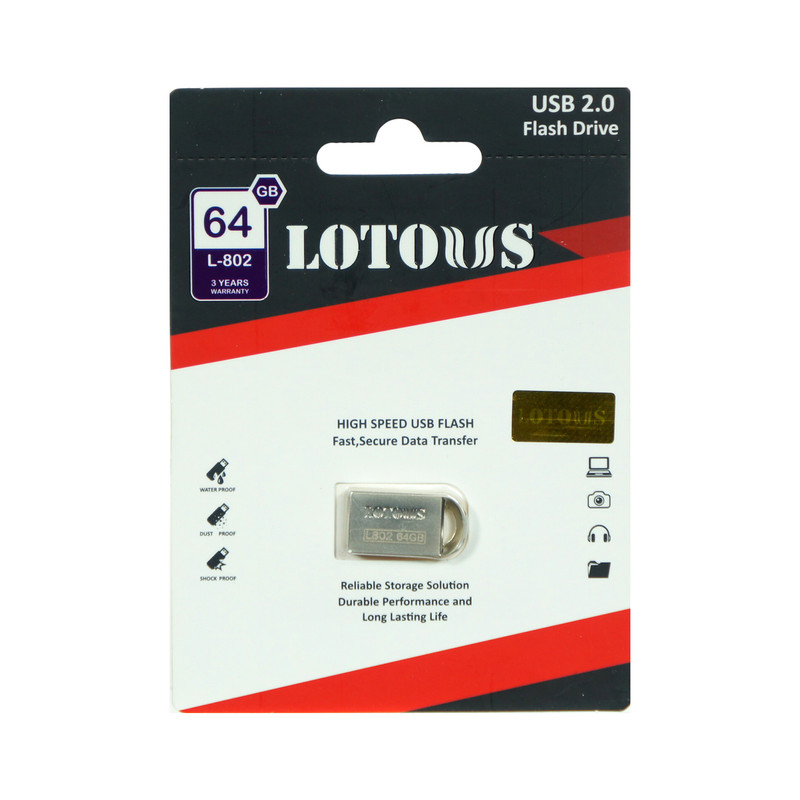 قیمت و خرید فلش مموری لوتوس مدل L802 ظرفیت 64 گیگابایت