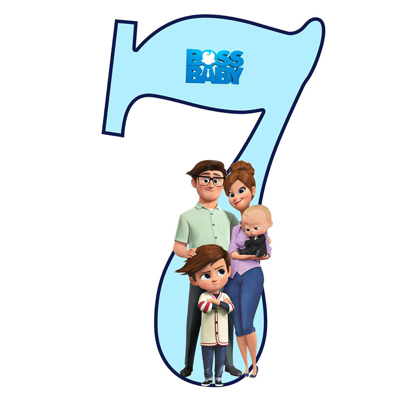 قیمت و خرید استند رومیزی مدل تولد عدد 7 طرح بچه رئیس کد 637