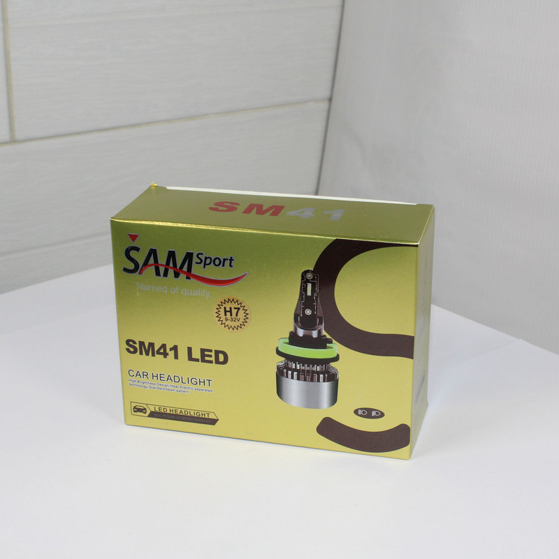 قیمت و خرید لامپ هدلایت خودرو سام مدل SM41 کد H7 بسته 2 عددی