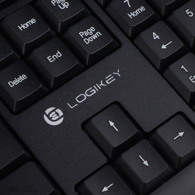 قیمت و خرید کیبورد و ماوس با سیم لاجی کی مدل KM113B، سوییچ ممبران، Full-Size