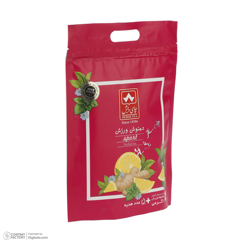 قیمت و خرید دمنوش ورزش چای دبش - 1 گرم بسته 20 عددی