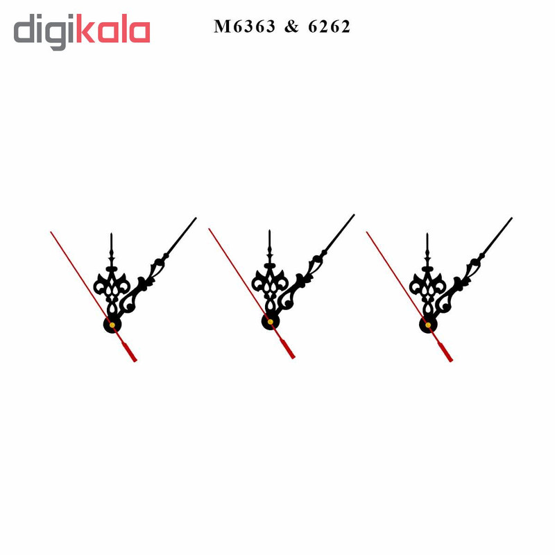 قیمت و خرید عقربه ساعت کد M6363 - 6262 بسته 3 عددی