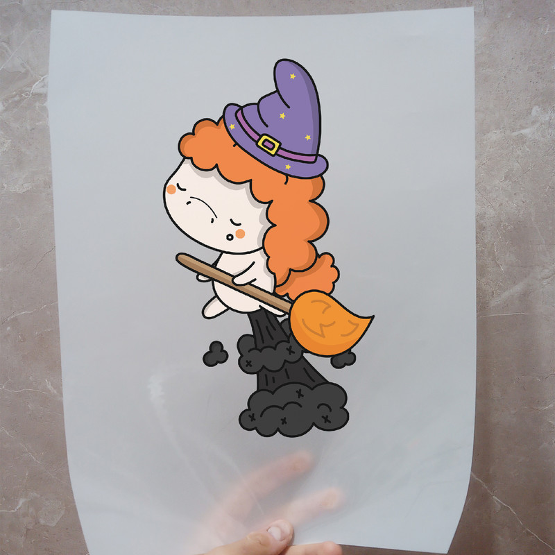 قیمت و خرید استیکر پارچه و لباس مدل dtf طرح یونیکورن کد H15.588 مجموعه 4 عددی