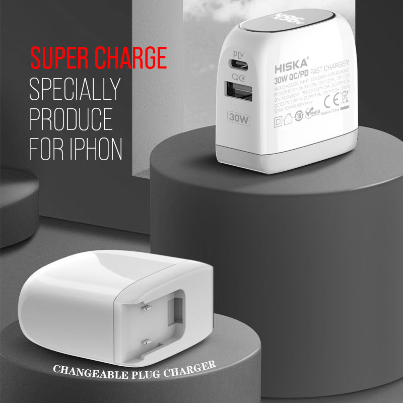 قیمت و خرید شارژر دیواری هیسکا مدل H-115PD