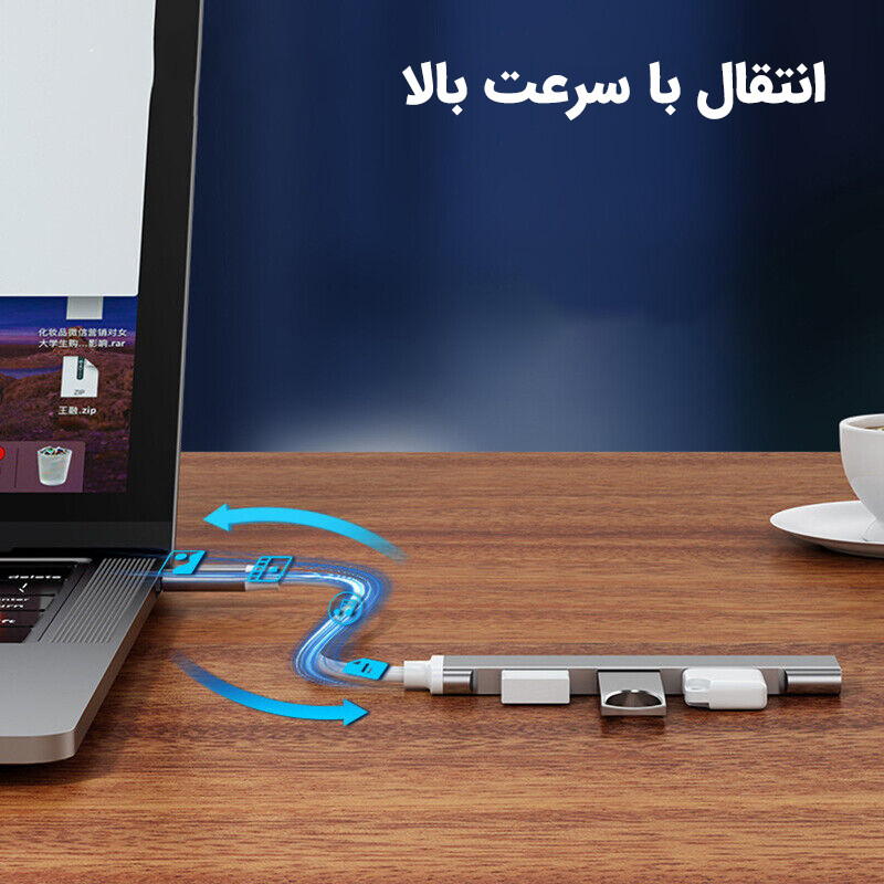 قیمت و خرید هاب 4 پورت USB0.3 سایرکس مدل SX-CU9005