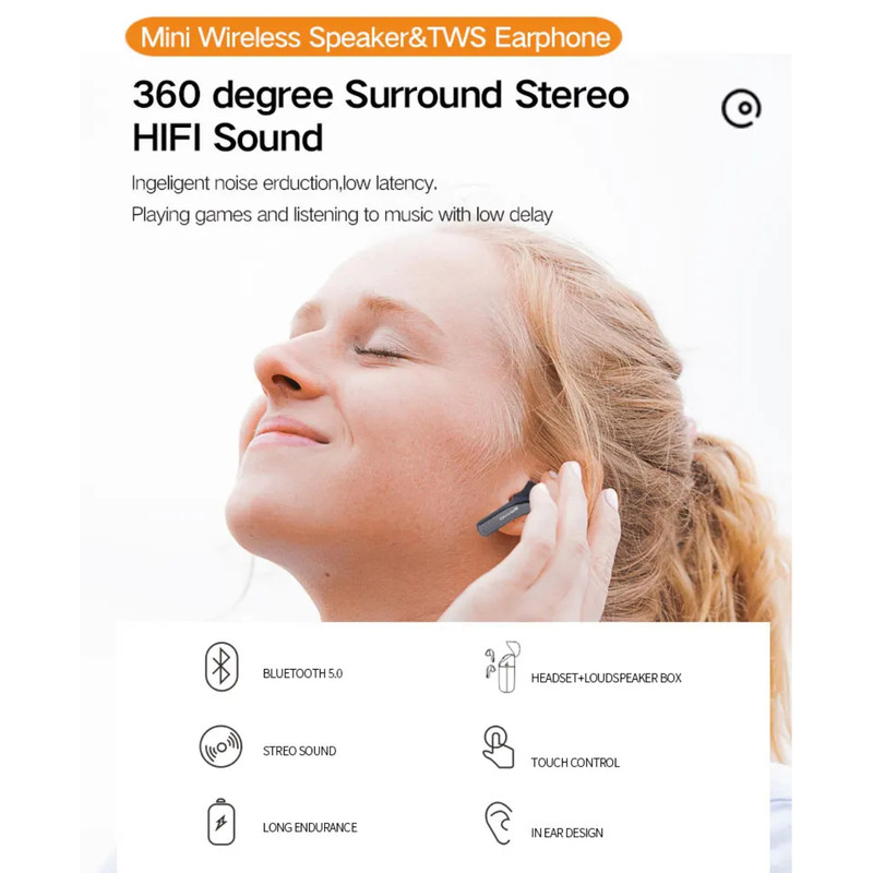 قیمت و خرید هندزفری بلوتوثی مدل HF01