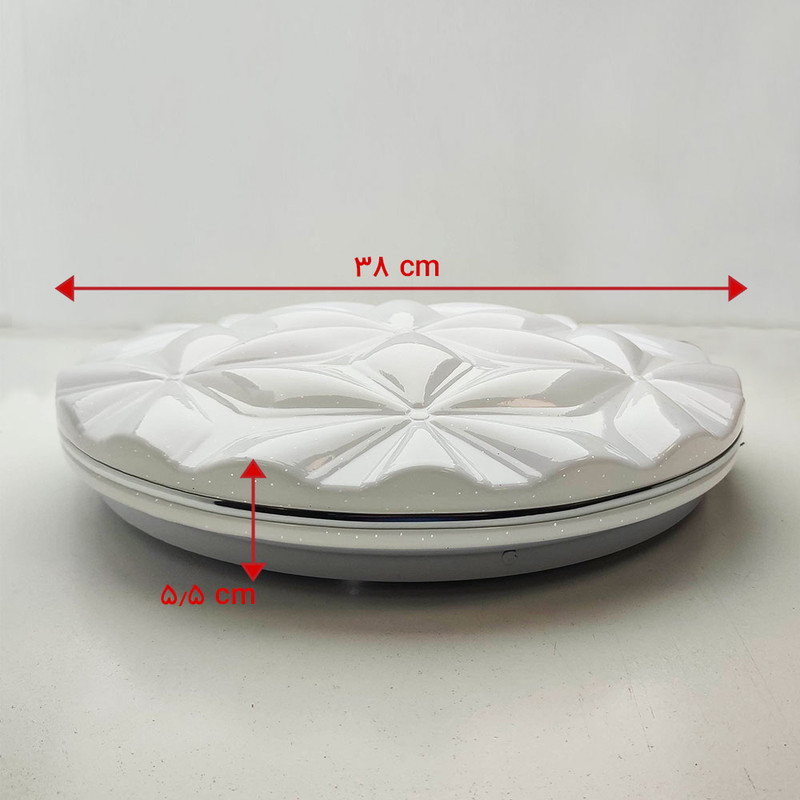قیمت و خرید چراغ تزئینی سقفی 36 وات مودی مدل سه حالته کد IR-MD6136-K