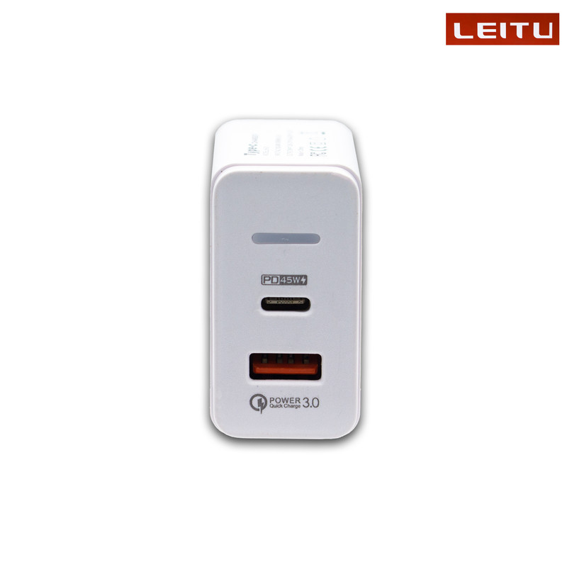 قیمت و خرید شارژر دیواری 65 وات لیتو مدل LH-21 به همراه کابل تبدیل USB-C