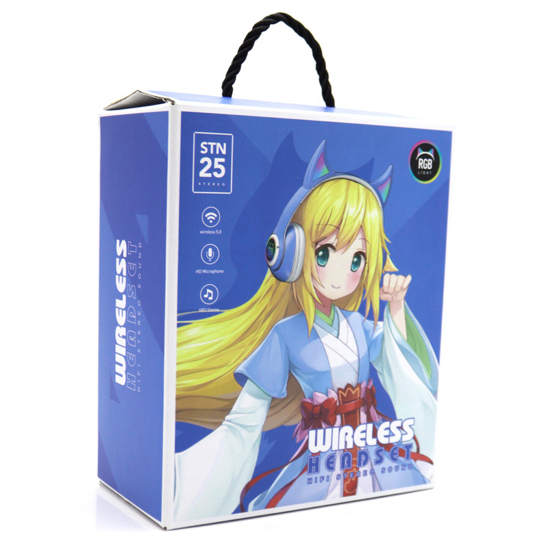 قیمت و خرید هدفون بی سیم مدل انیمه کد YPAB-STN-25