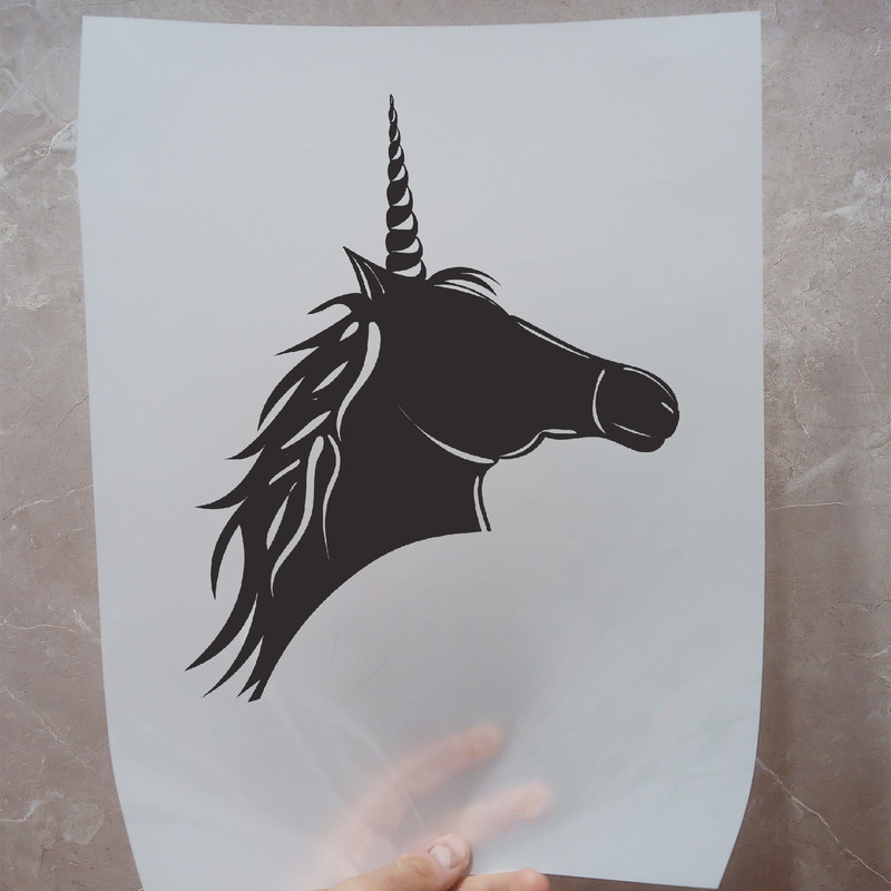 قیمت و خرید استیکر پارچه و لباس مدل dtf طرح یونیکورن کد H20.1173 مجموعه 3 عددی