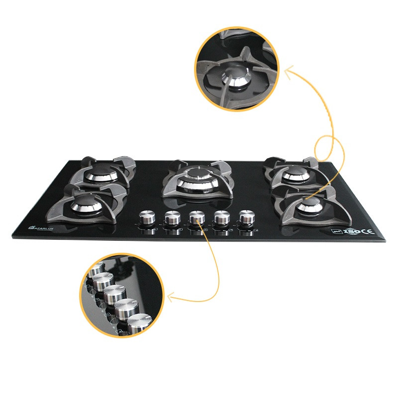 قیمت و خرید اجاق گاز صفحه ای آذرلوکس مدل G05ML-C4B