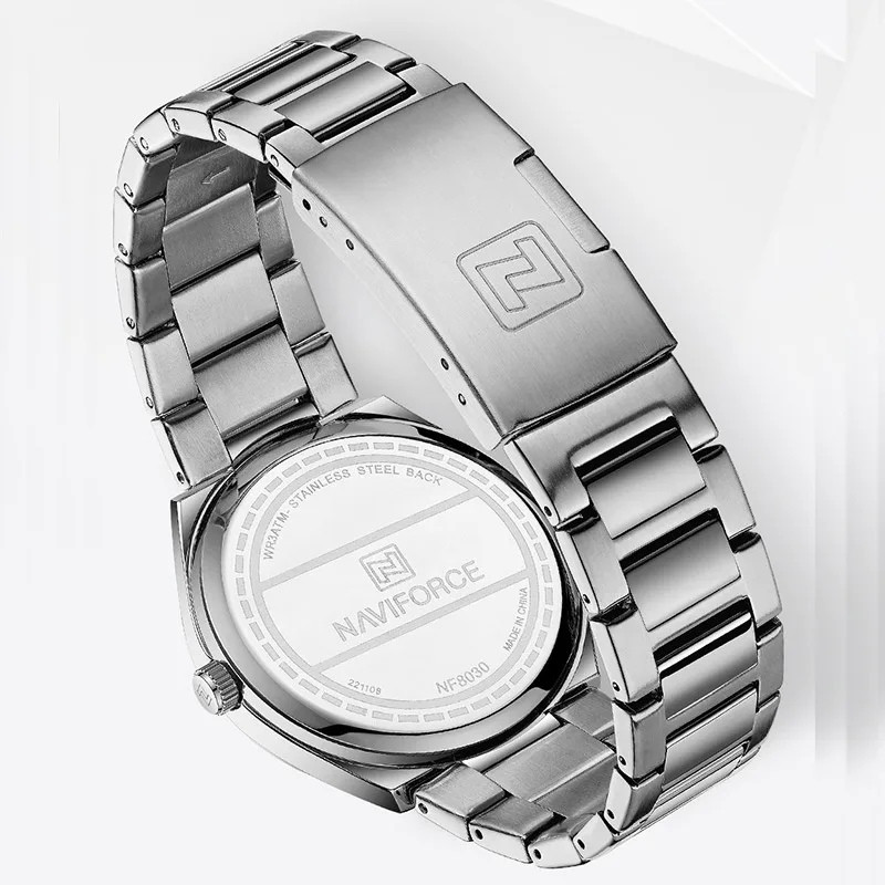 قیمت و خرید ساعت مچی عقربه‌ای مردانه نیوی فورس مدل nf8030sbe