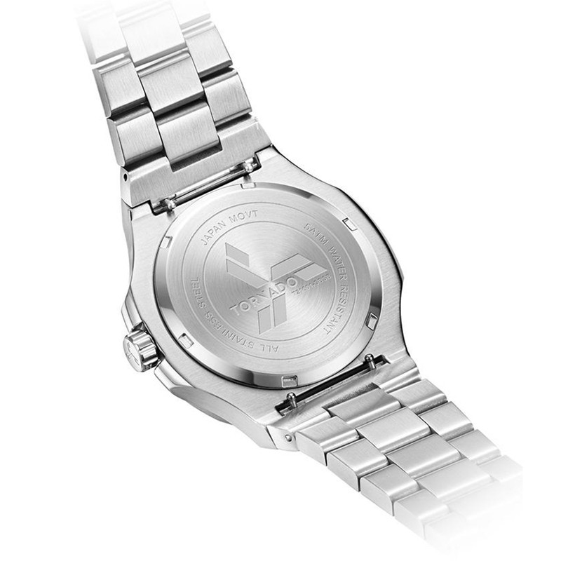 قیمت و خرید ساعت مچی عقربه‌ای مردانه تورنادو مدل T21001-SBSB