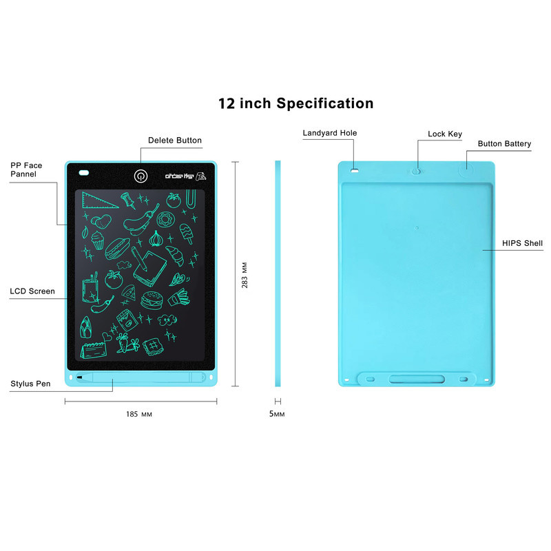 قیمت و خرید کاغذ دیجیتالی دیجی برگ مدل LCD 12 inch