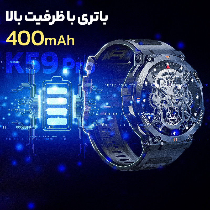 قیمت و خرید ساعت هوشمند مدل K59 Pro