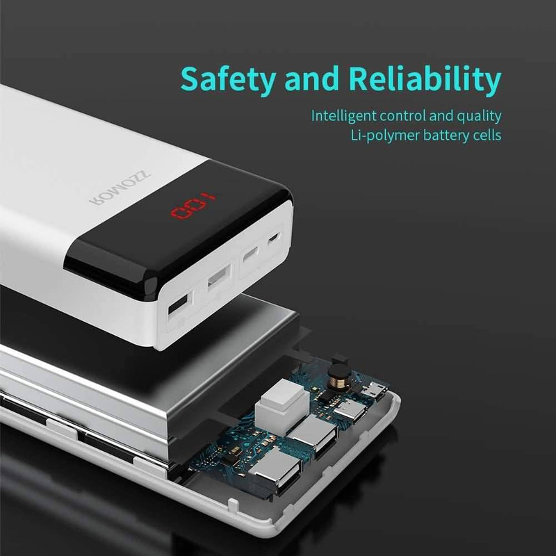 قیمت و خرید پاوربانک روموس مدل PLT-30 ظرفیت 30000 میلی آمپر ساعت